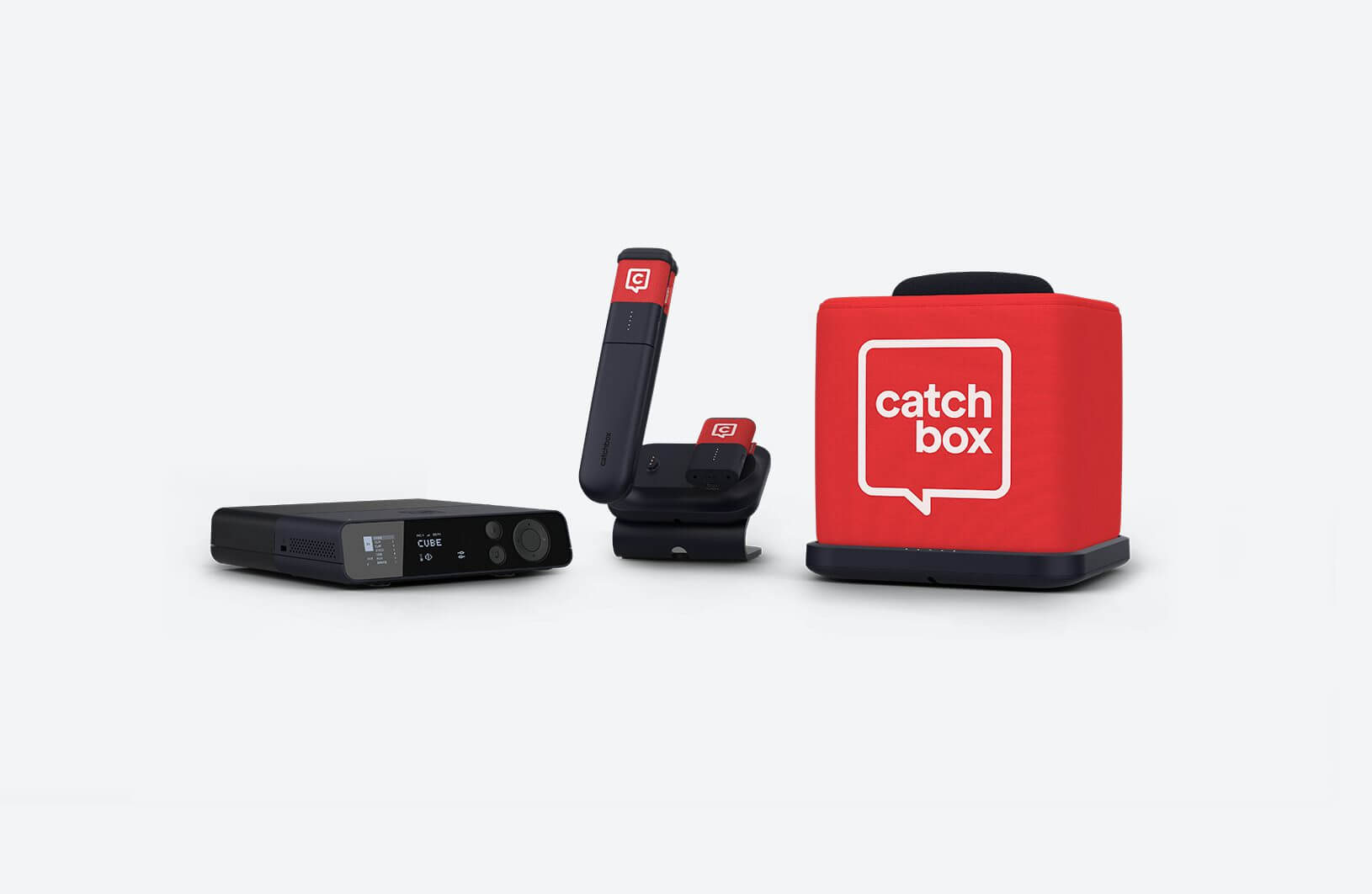 Catchbox Plus System with 4-Channel Hub DSP Receiver | Logitel